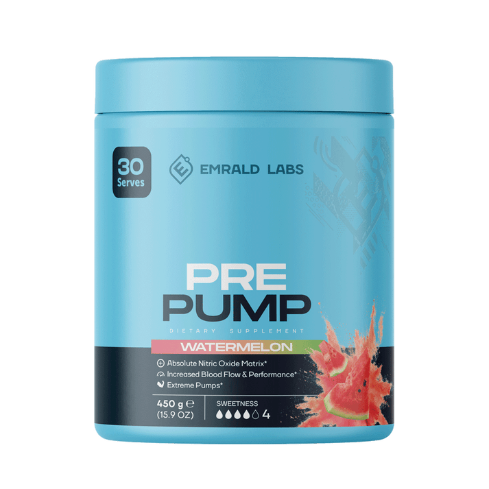 Emrald Labs Pre Pump | Pre Workout Supplement | Pump Formula Reviews
